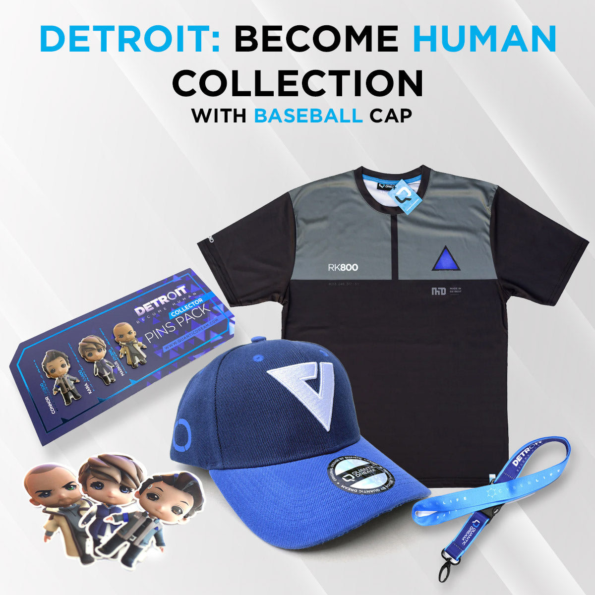 DETROIT: BECOME HUMAN COLLECTION ( Baseball Cap ) – Quantic Dream